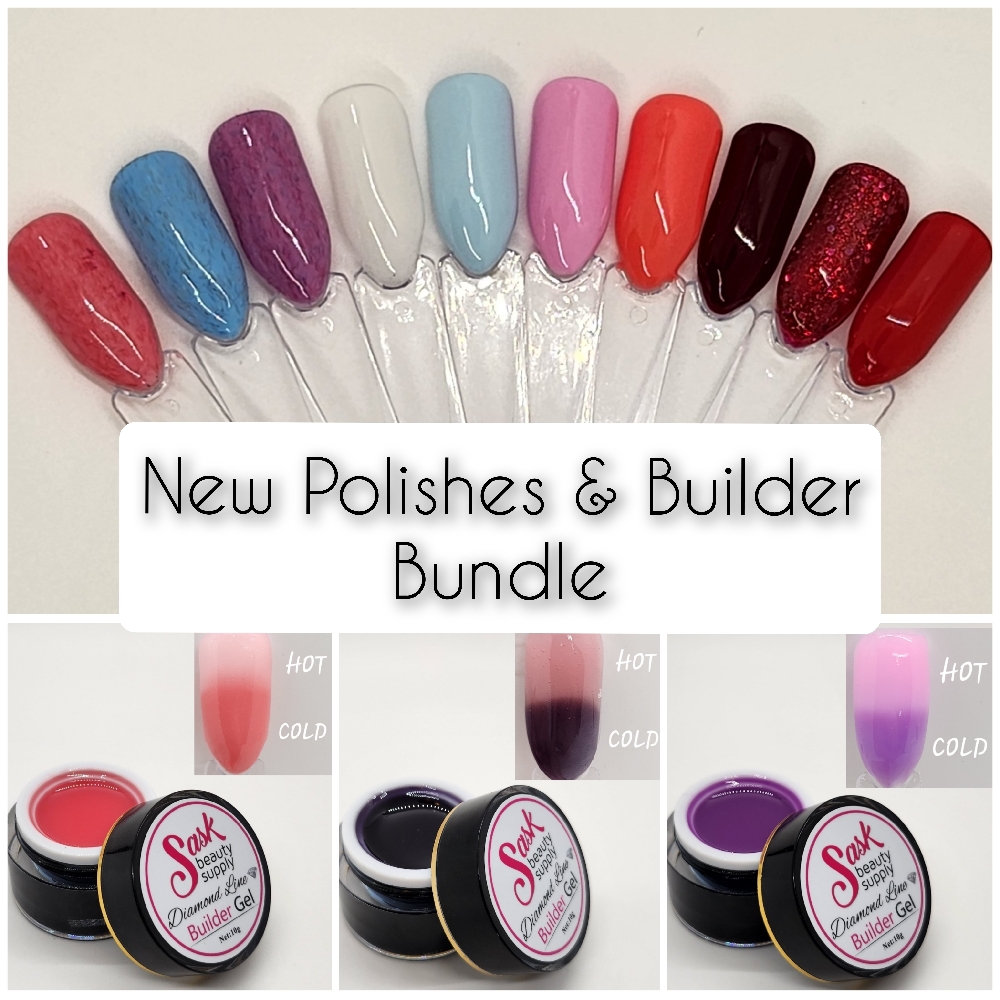 New Polish & Color Change Builder Gel Bundle (13 Pieces) - Sask Beauty ...